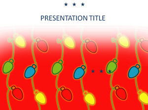 Christmas Lights PowerPoint Templates Free Download