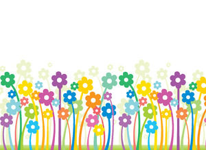 Cute Flower Powerpoint Background