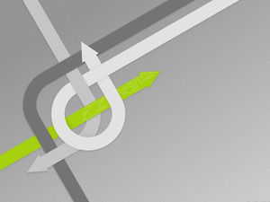 Cross arrow slide background image PowerPoint Templates Free Download