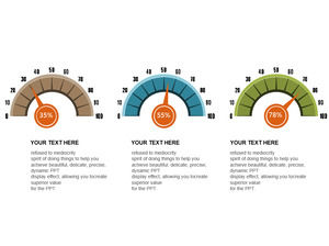 Dashboard effect scale chart PPT chart PowerPoint Templates Free Download