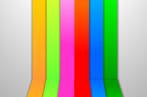 Dazzling color strip work report PPT PowerPoint Templates Free Download