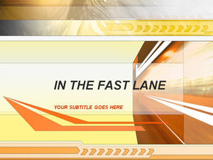 Fast lane - traffic Powerpoint Templates PowerPoint Templates Free Download