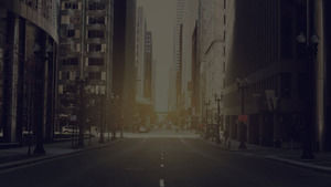Foreign hazy city streets PPT background pictures PowerPoint Templates ...