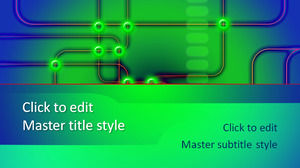 Free Green Tech PowerPoint Template PowerPoint Templates Free Download