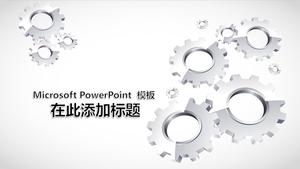 Gear background slide template download PowerPoint Templates Free Download