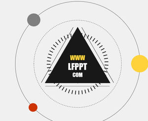 Geometry creative opening PPT template PowerPoint Templates Free Download