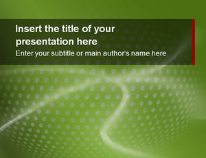 Green golf pattern PowerPoint Templates Free Download