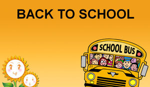 Happy school bus Powerpoint Templates PowerPoint Templates Free Download