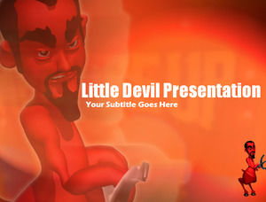 little devil PowerPoint Templates Free Download