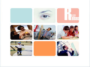 Magazine cover education category PPT background template PowerPoint ...