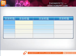 Metal frame of the slide table material PowerPoint Templates Free Download