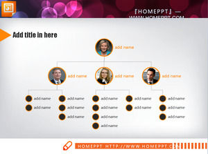 Personnel PPT chart with character photo PowerPoint Templates Free Download