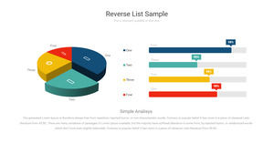 Pie chart bar chart combination PPT chart material PowerPoint Templates ...