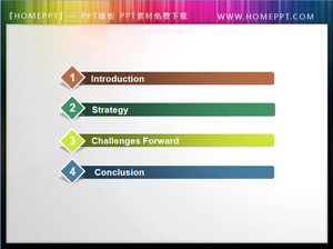 PPT chapter switch button PowerPoint Templates Free Download