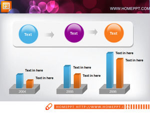 PPT histogram with flow chart PowerPoint Templates Free Download