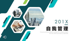 Self-management PPT dynamic template PowerPoint Templates Free Download