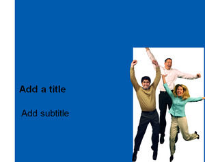 Shout jump Powerpoint Templates PowerPoint Templates Free Download