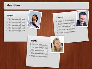 Sticky note pengenalan karakter foto bahan PPT PowerPoint Templates ...