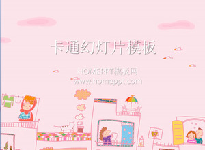 The background of the cartoon slideshow download PowerPoint Templates ...