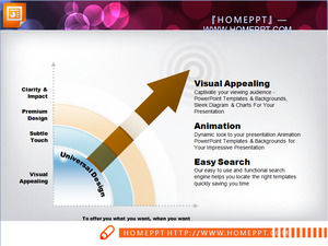 The hierarchical diffusion relationship with arrows PowerPoint ...